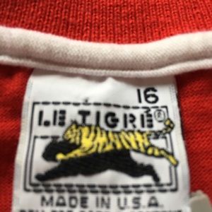 Le Tigre | Shirts & Tops | Vintage Boys Le Tigre Long Sleeve Shirt Sz 6 ...